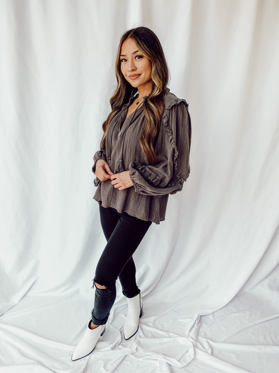 Cheyenne Ruffle Top – Dear Ever Clothing